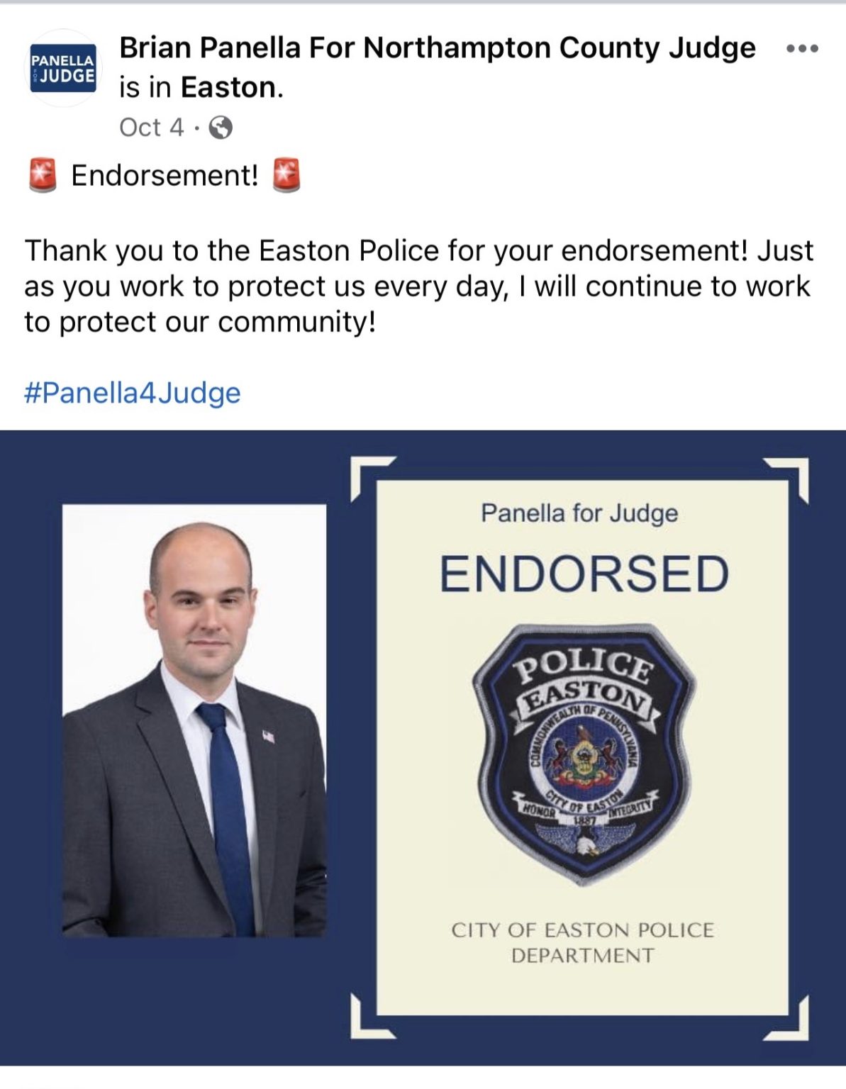 Brian Panella Campaign Pushes Fake Endorsement, Illegal Use of ...